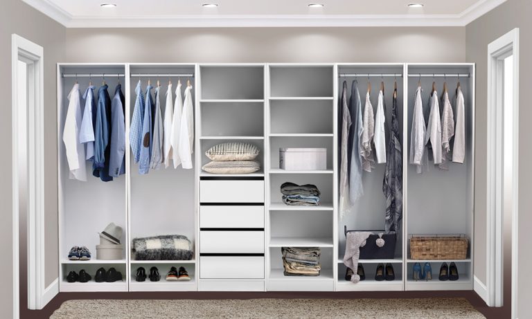 Walk-In Wardrobe – Flexi Storage