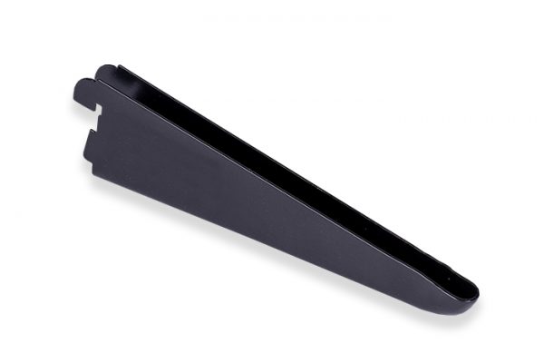 Home Solutions Double Slot Bracket Black 170mm – Flexi Storage