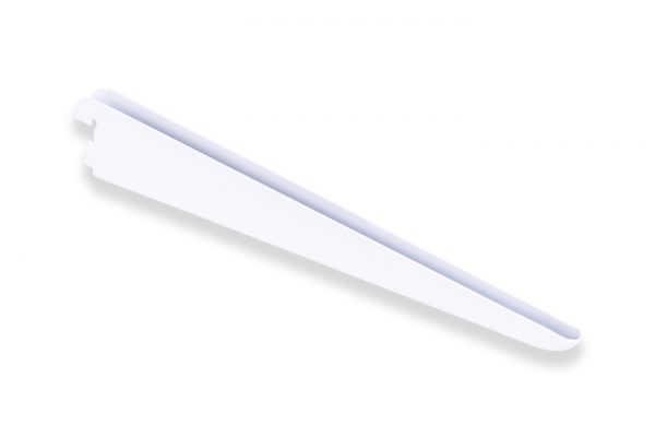 Home Solutions Double Slot Bracket White 270mm – Flexi Storage