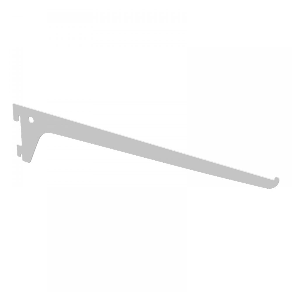 Home Solutions Single Slot Bracket White 200mm – Flexi Storage