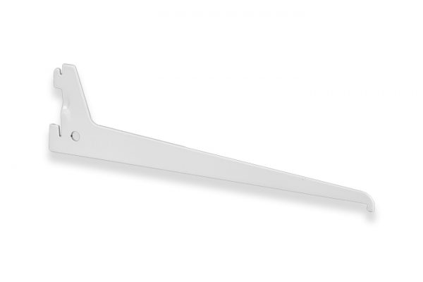 Home Solutions Single Slot Bracket White 250mm – Flexi Storage