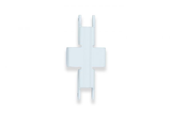 Home Solutions Double Slot Wall Strip Joiner White 2PK – Flexi Storage