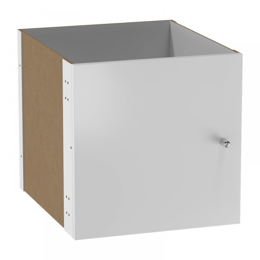 Clever Cube Timber Front Insert Gloss White - Flexi Storage