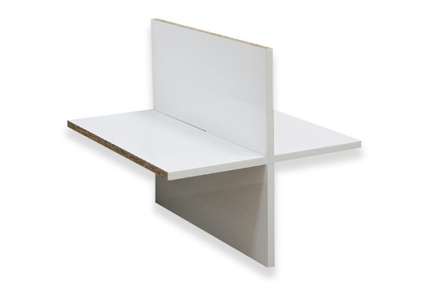 Clever Cube Timber Insert Divider White High Gloss – Flexi Storage