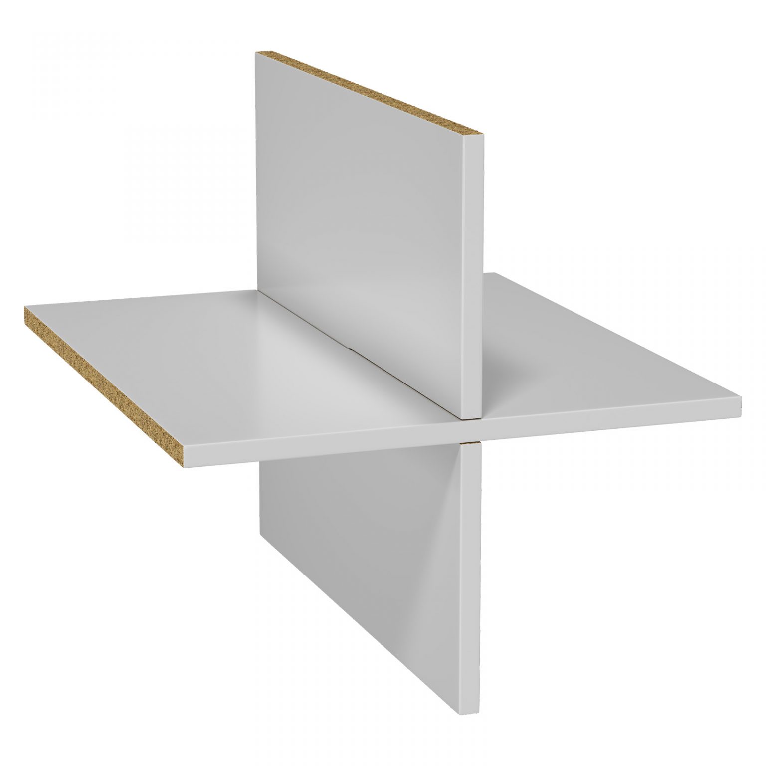 Clever Cube Timber Insert 1 Door White High Gloss - Flexi Storage