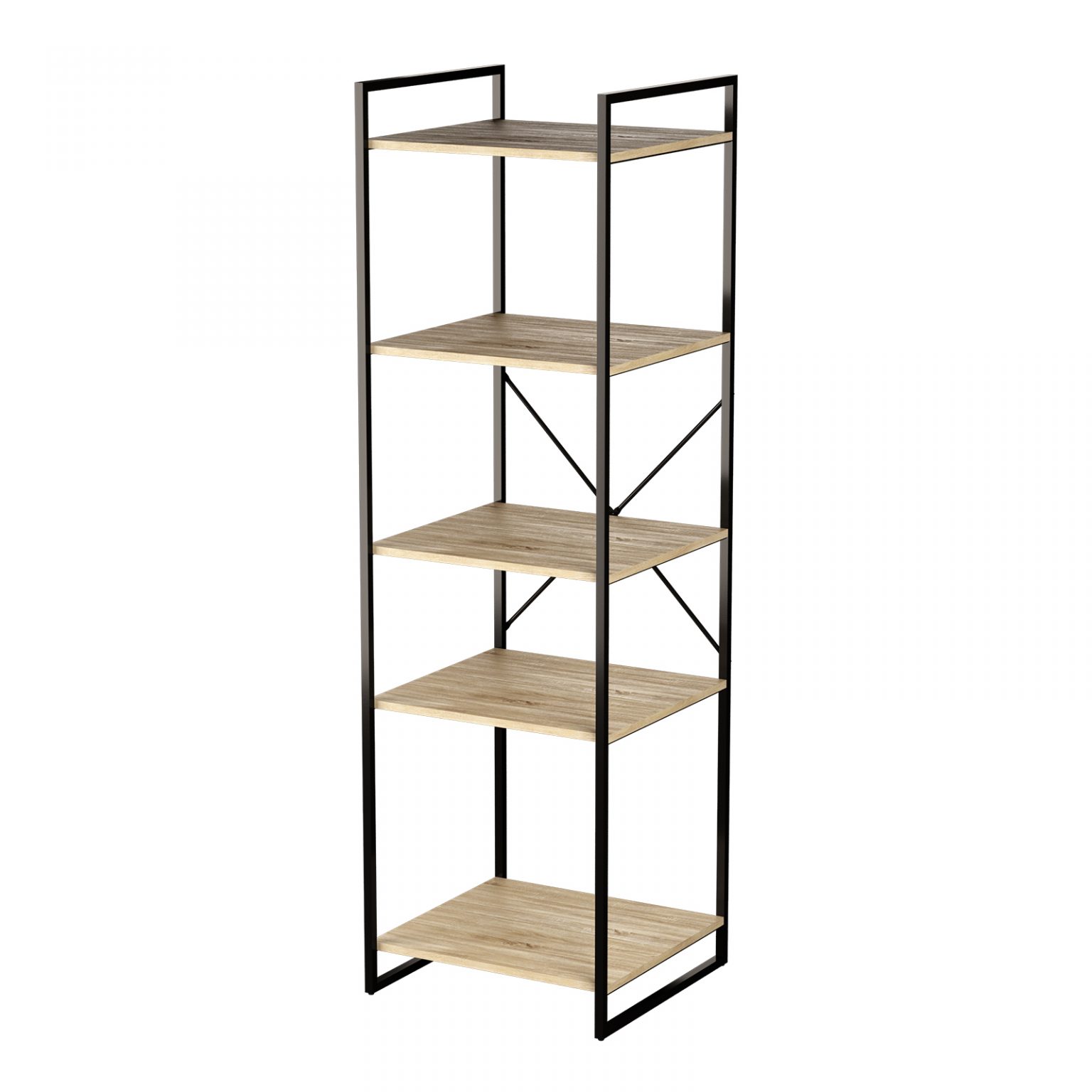 Freestanding End Component With & Mirror & Shelf - Flexi Storage