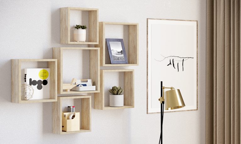 Wall Mount Cubes & Coat Shelves - Flexi Storage
