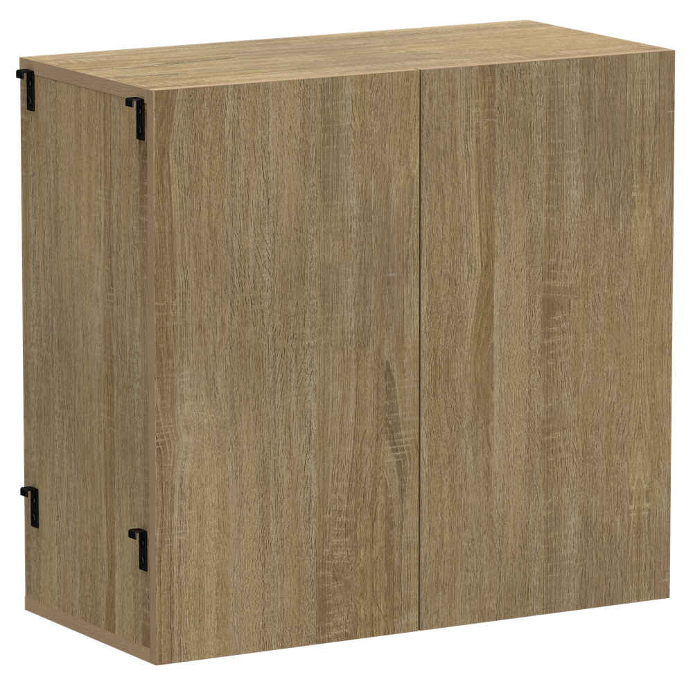 Silhouette Small 2 Door Cabinet Oak - Flexi Storage